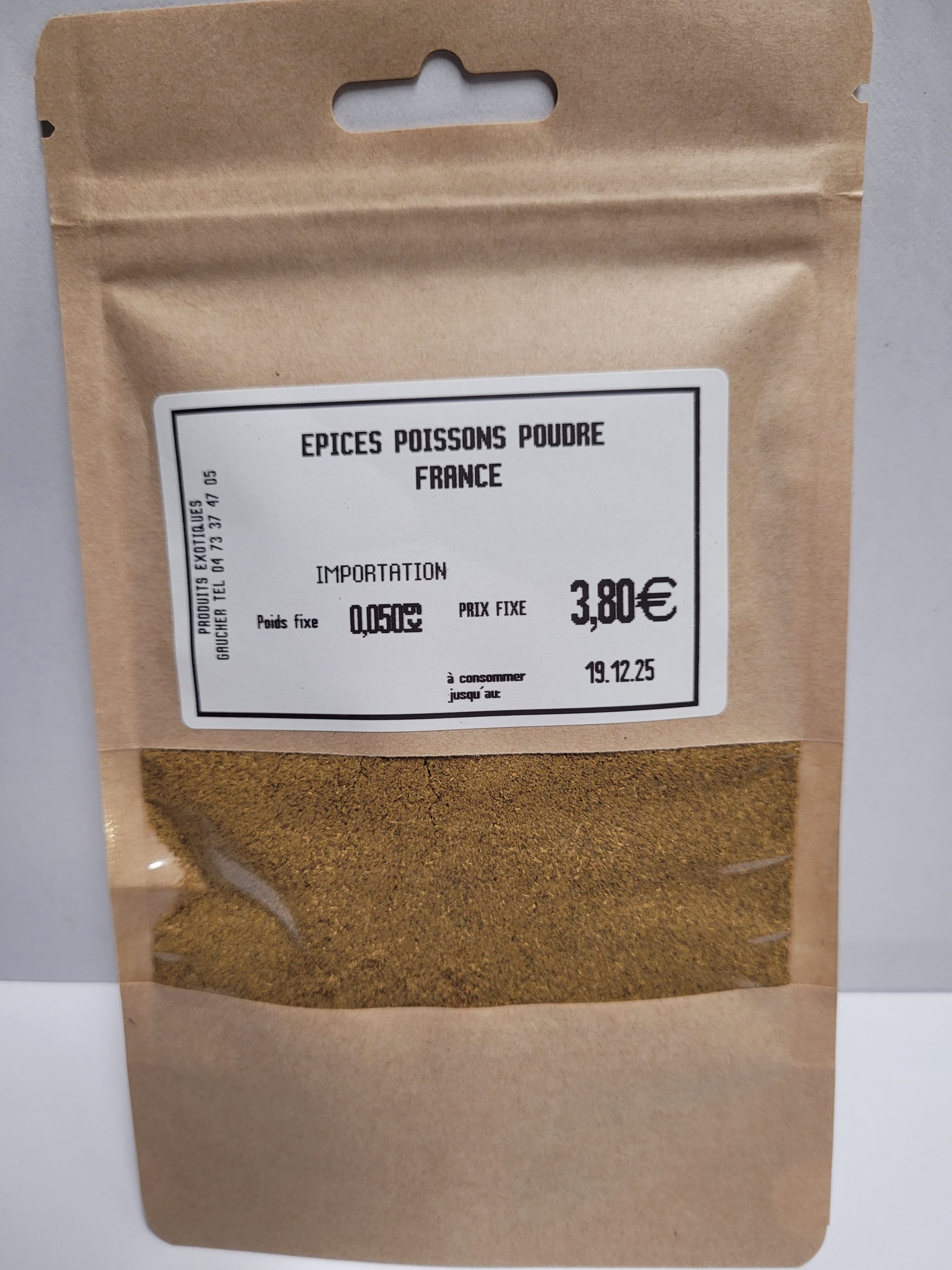 ÉPICES POISSON POUDRE FRANCE 50g - Epicerie Gaucher