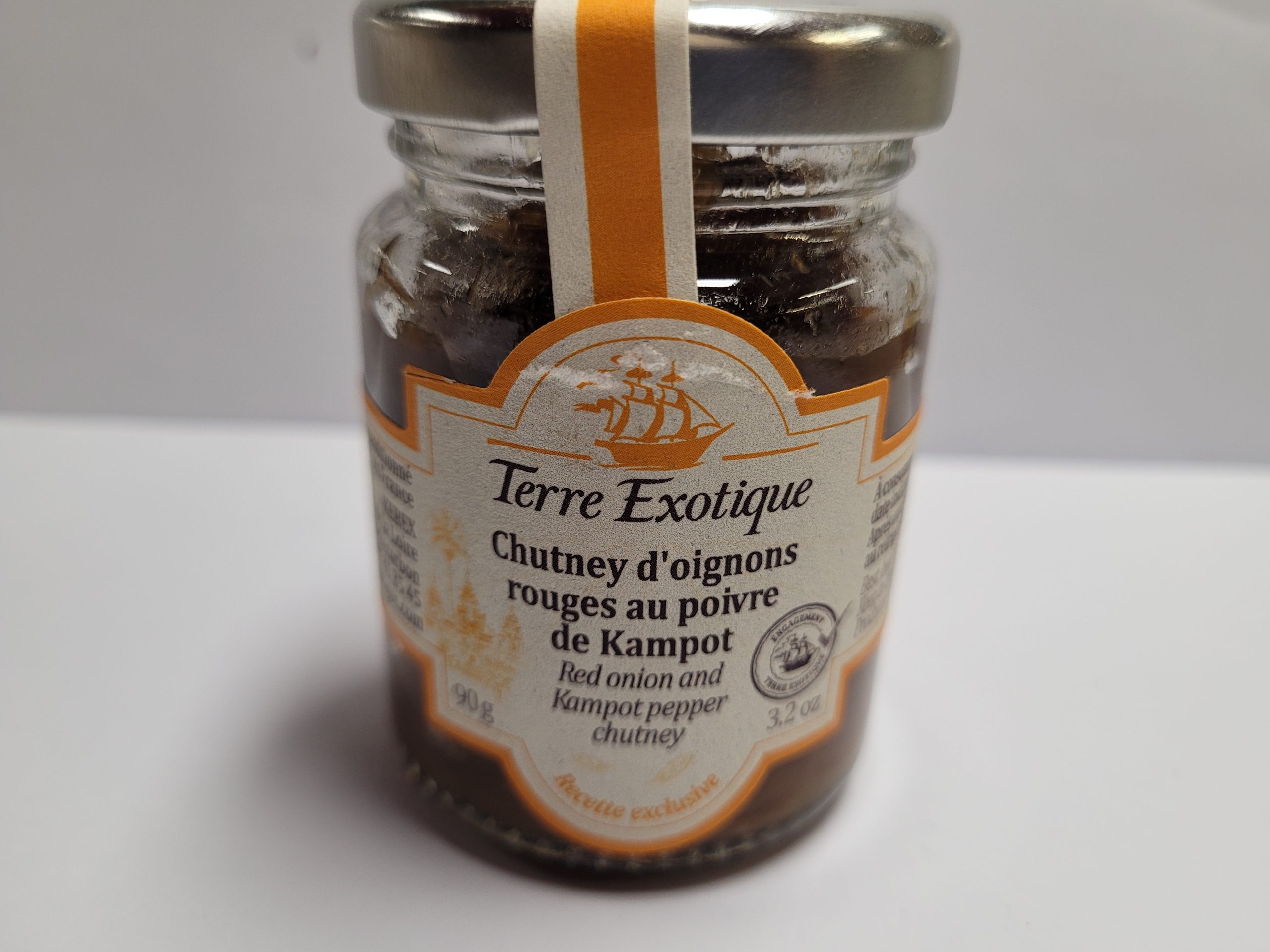 CHUTNEY D’OIGNON ROUGE AU POIVRE DE KAMPOT 90g Net FRANCE - Epicerie ...